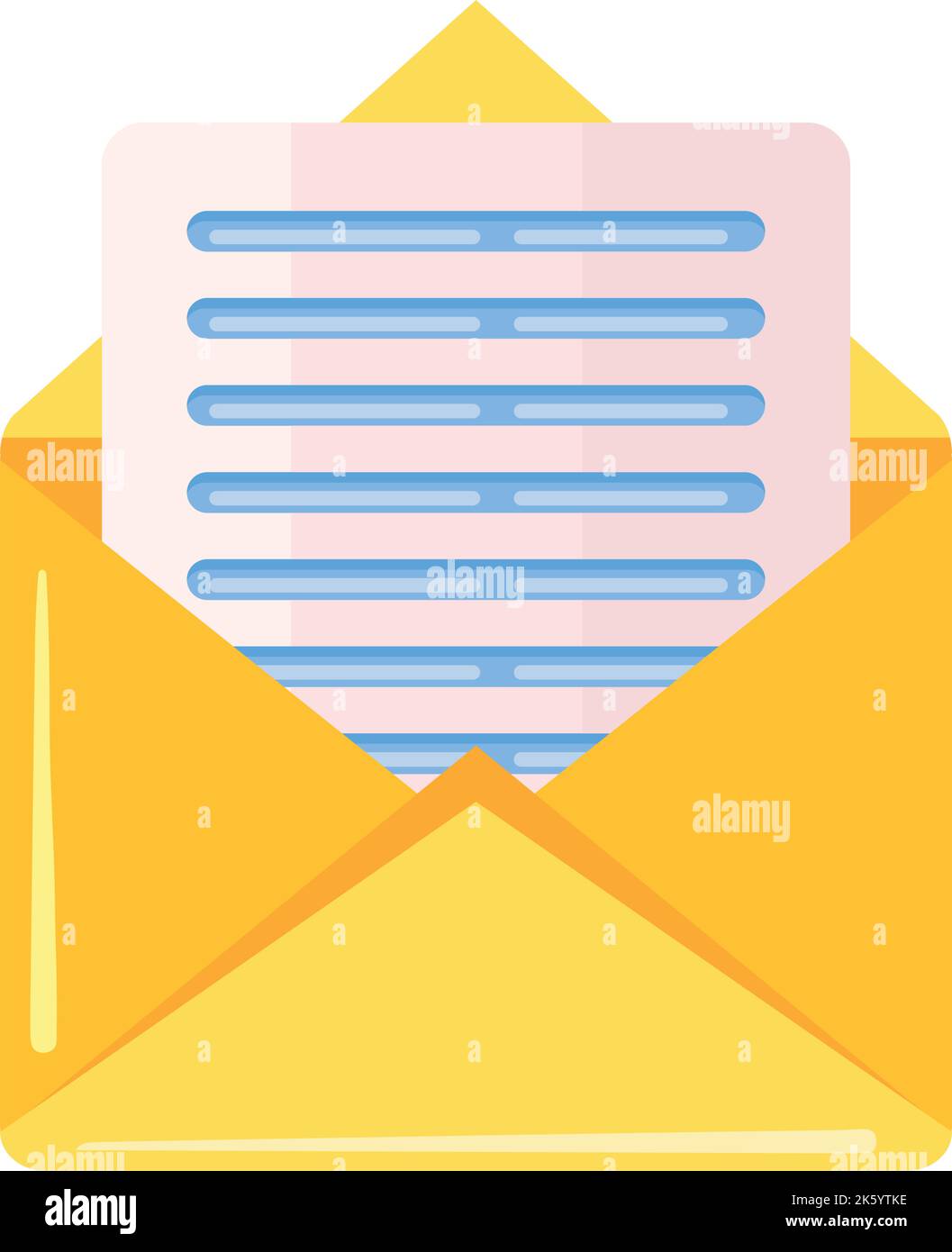 envelope mail open Stock Vector Image & Art - Alamy