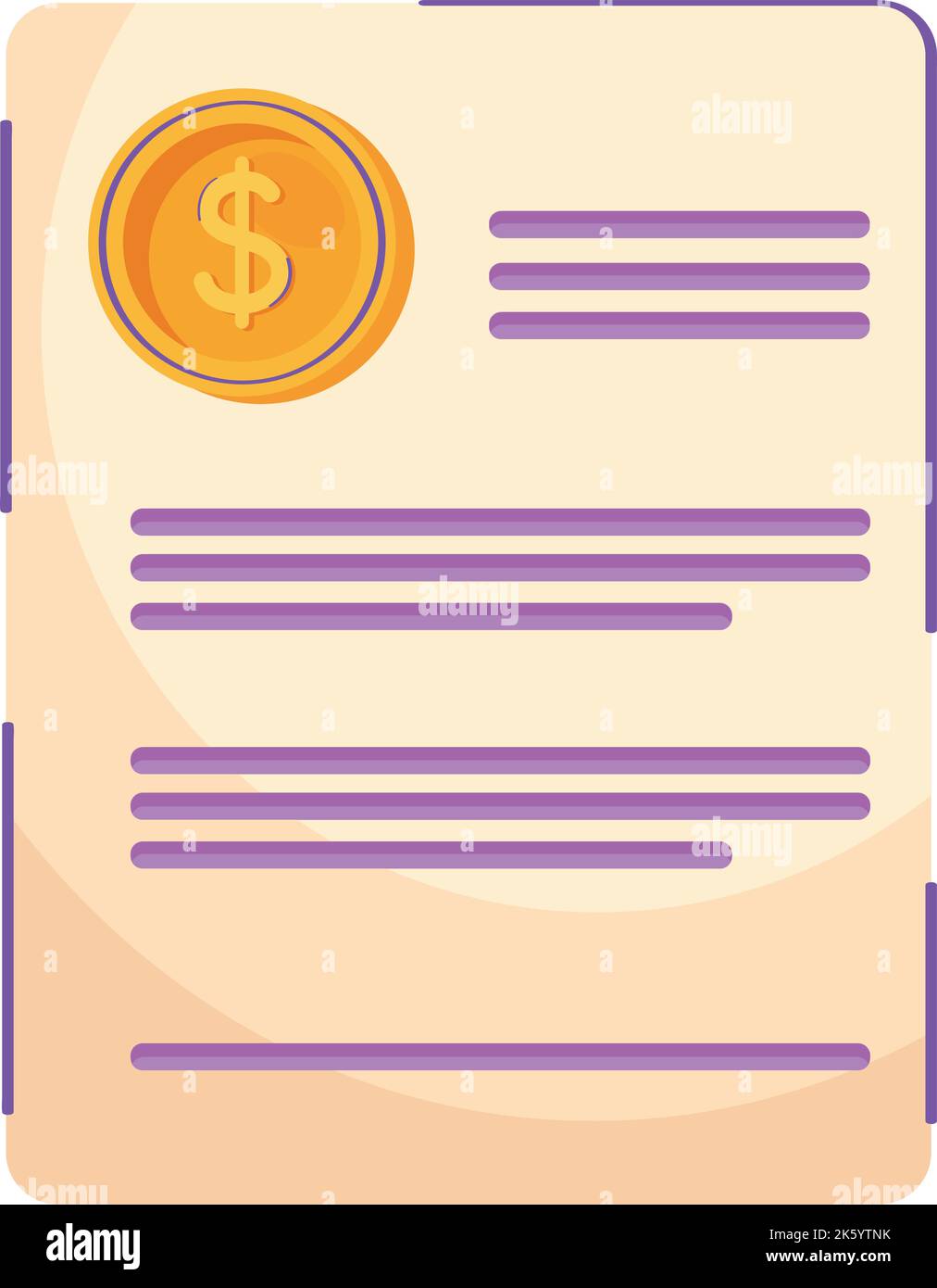 coin money in document Stock Vector Image & Art - Alamy