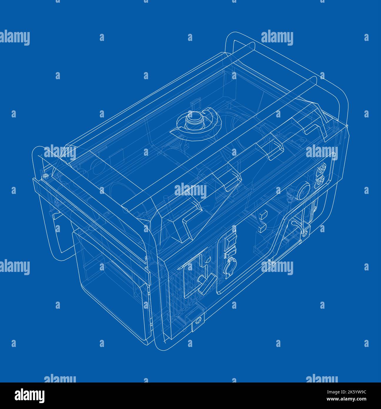 Transportable Generator Stock Vector Images Alamy