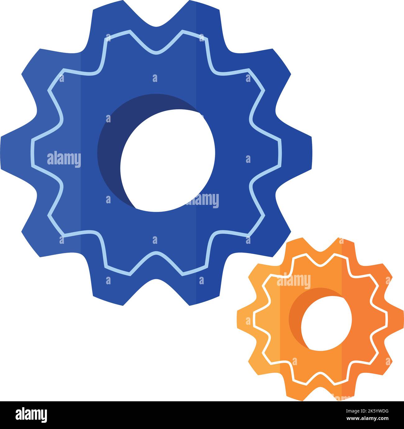Gears pinions Cut Out Stock Images & Pictures - Alamy