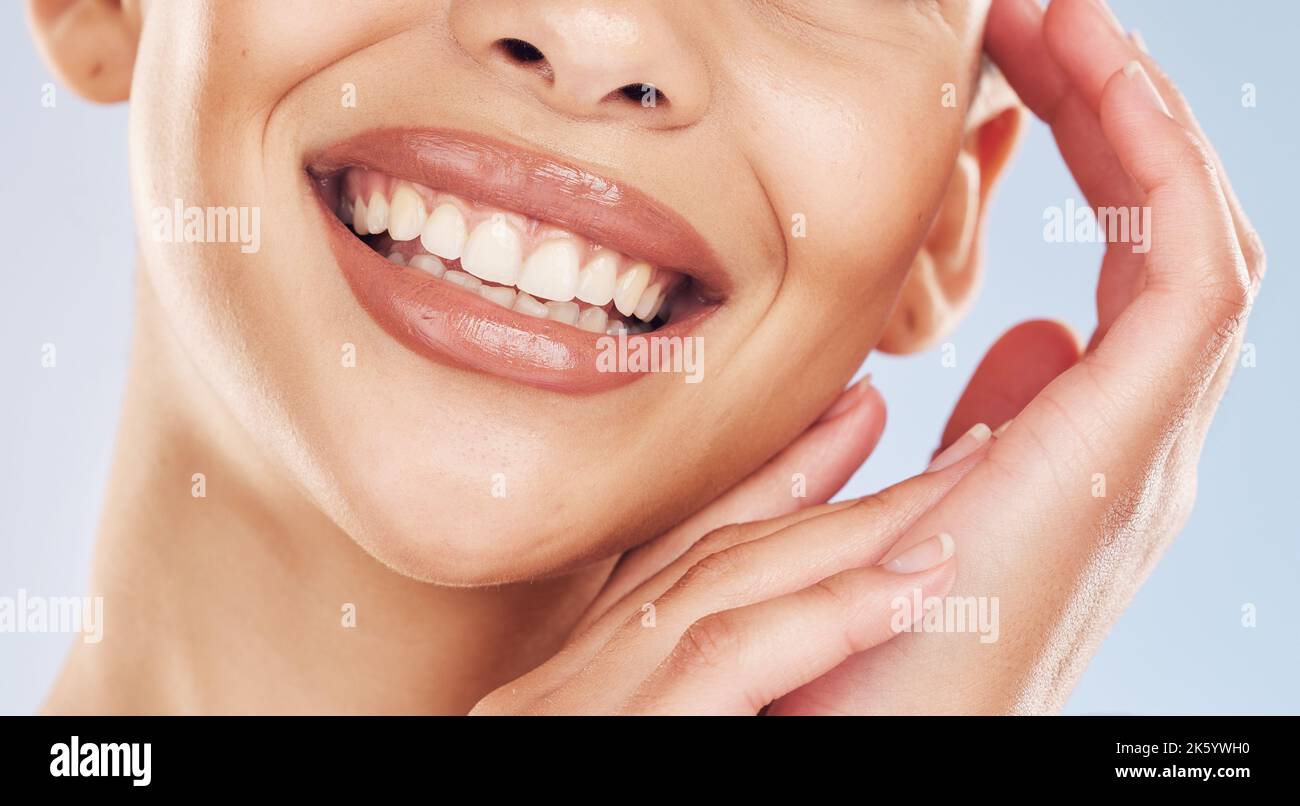 Closeup face beautiful young mixed race woman. Attractive female ...