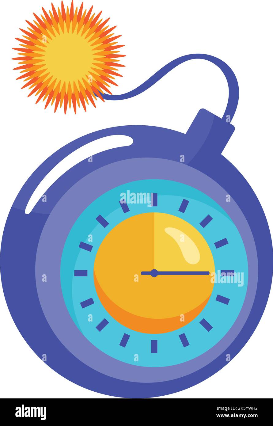 clock in bomb Stock Vector Image & Art - Alamy