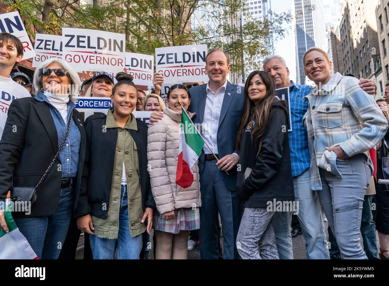Congressman Lee Zeldin attends annual Columbus Day parade on Fifth ...