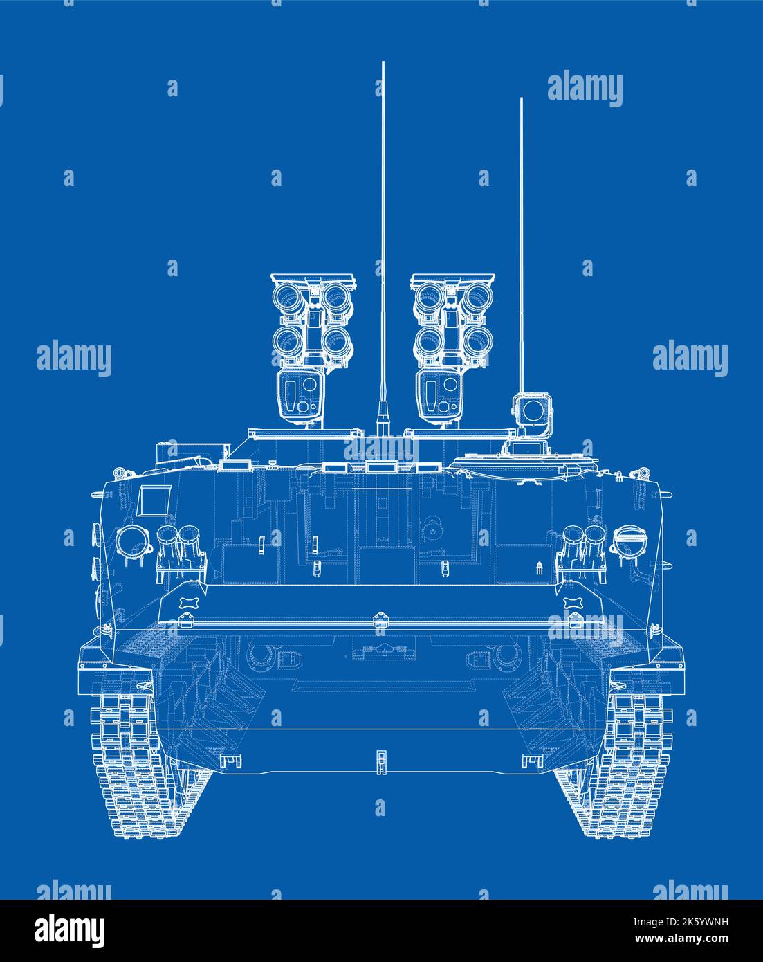 Anti-tank armored car. Vector Stock Vector Image & Art - Alamy