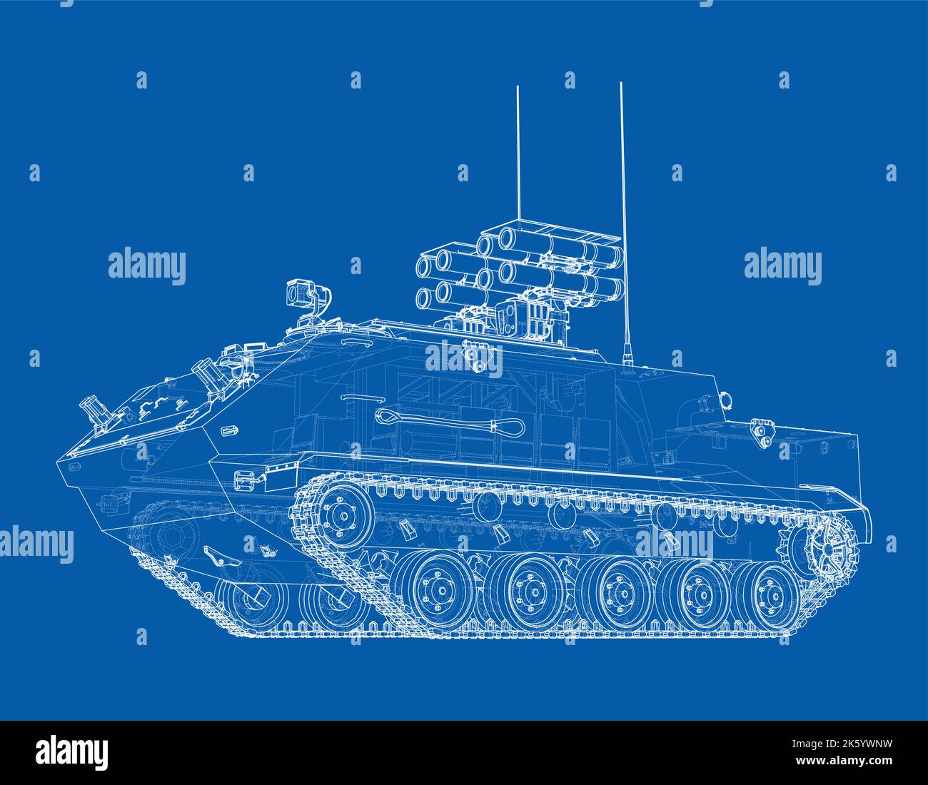 Anti-tank armored car. Vector Stock Vector Image & Art - Alamy