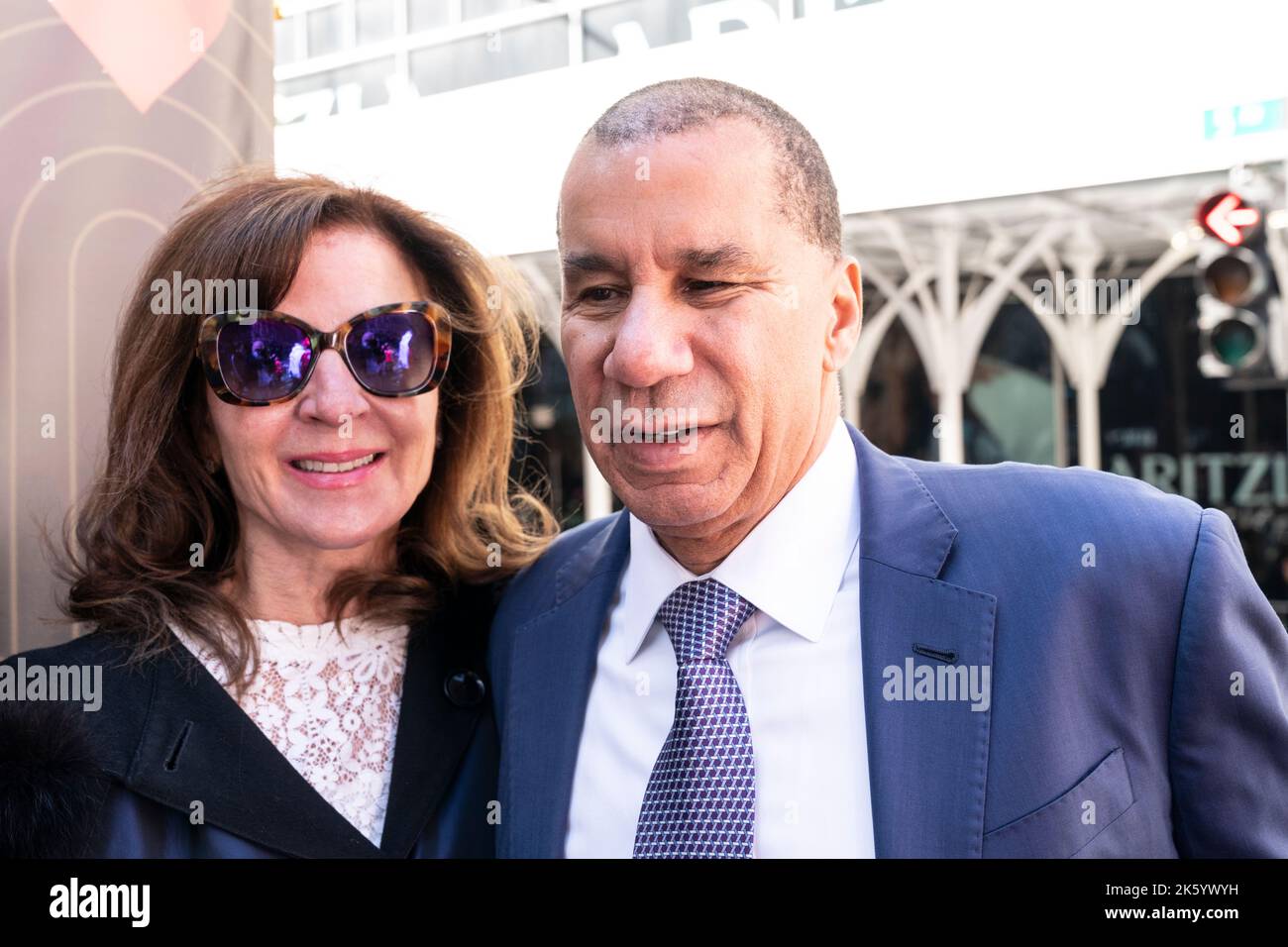 Former governor David Paterson (R) attends annual Columbus Day parade ...