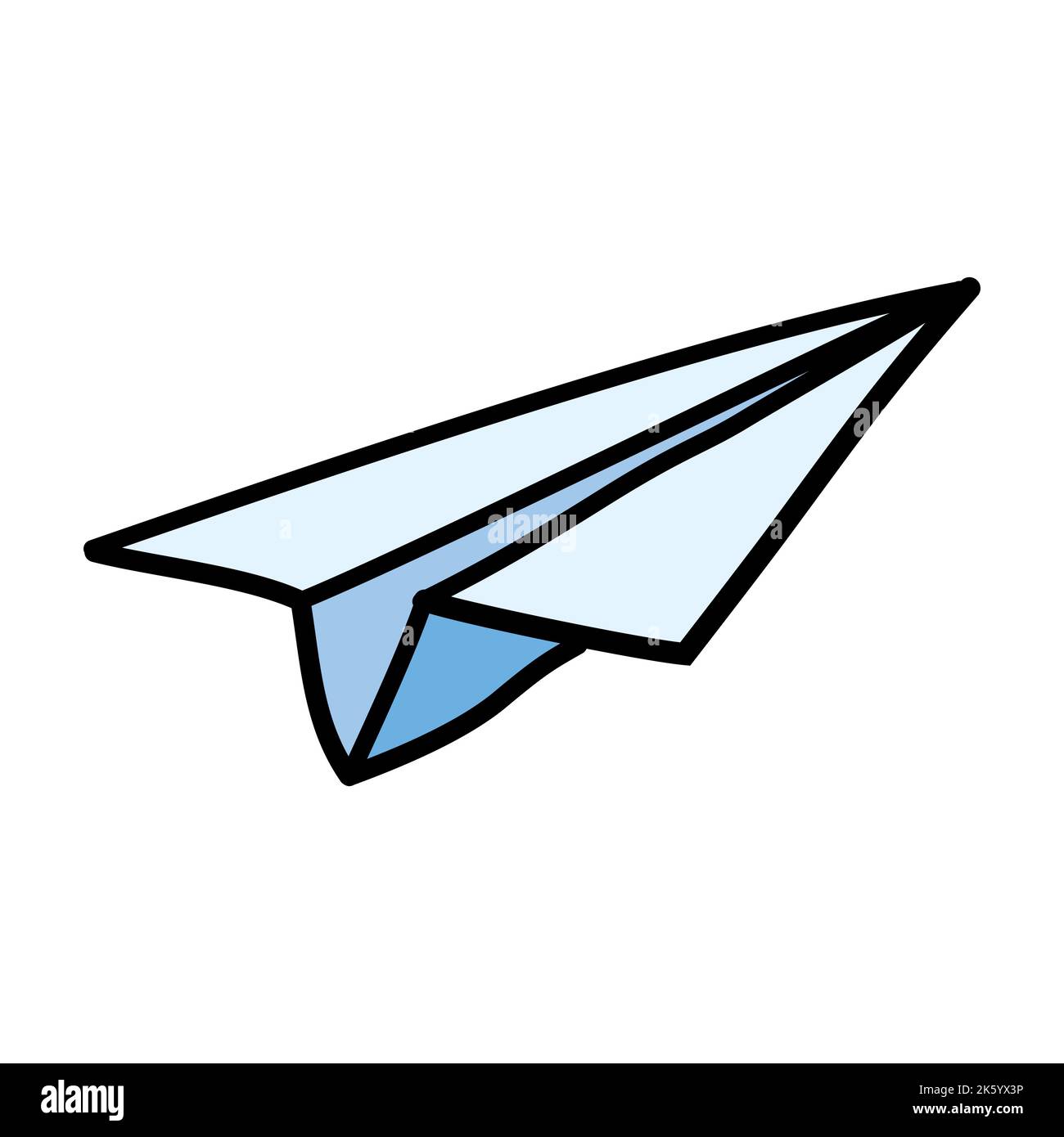 Hand drawing airplane on Stock Vector Images - Alamy