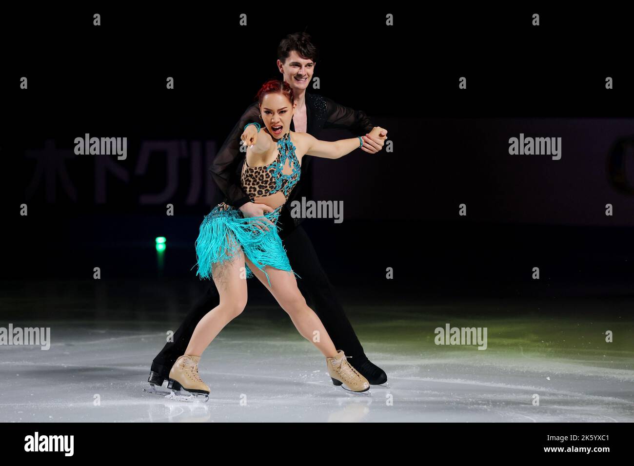 Saitama, Japan. 8th Oct, 2022. Misato Komatsubara & Takeru Komatsubara ...