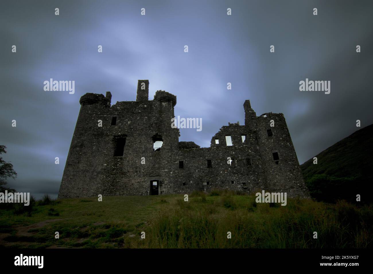 Kichum castle in Scotland Stock Photo - Alamy