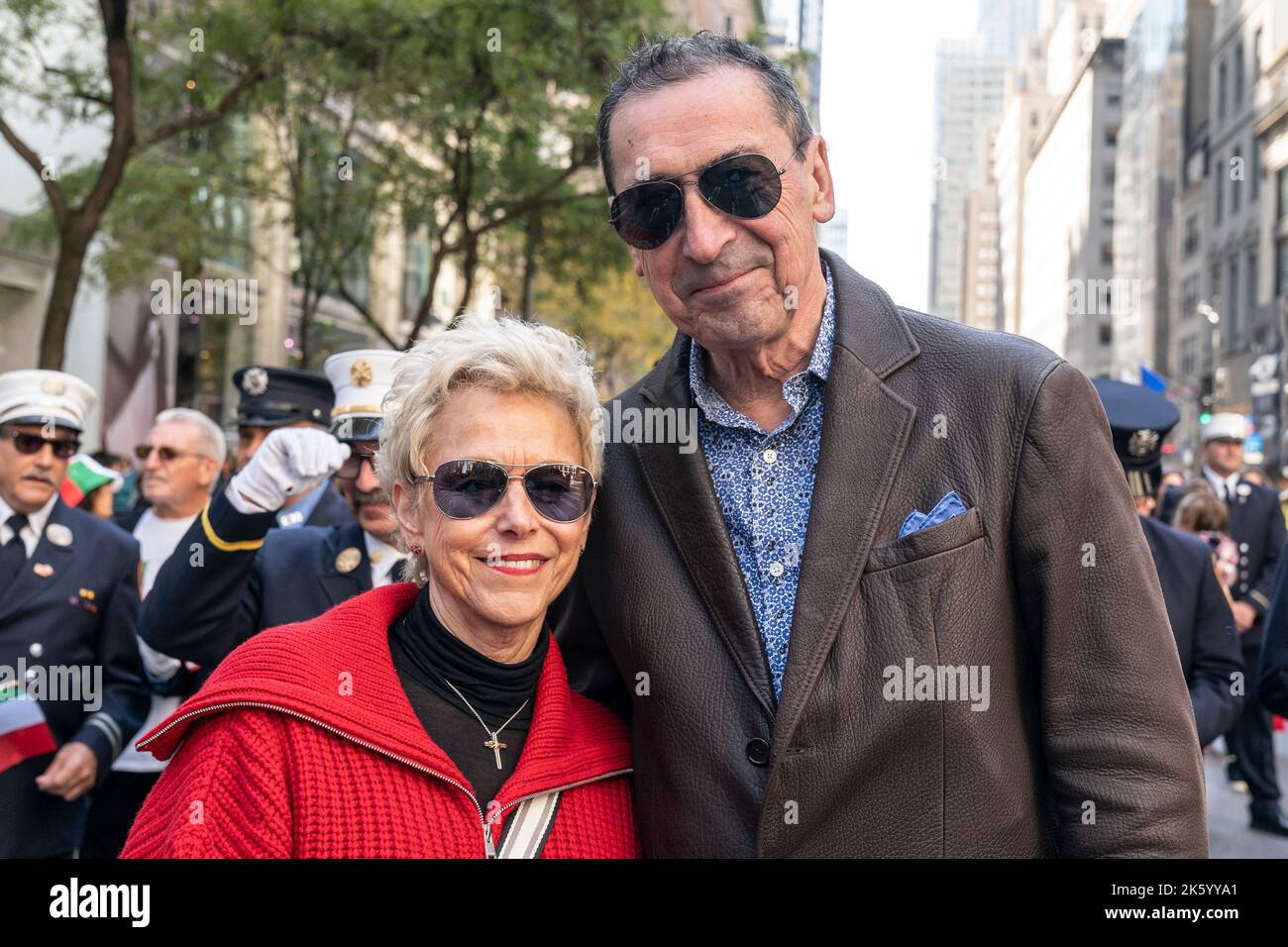 New York, USA. 10th Oct, 2022. Former FDNY Commissioner Daniel Nigro (R ...