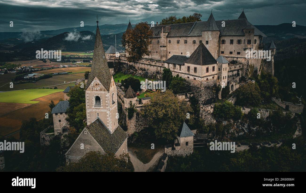 Cinematic castle shot hi-res stock photography and images - Alamy