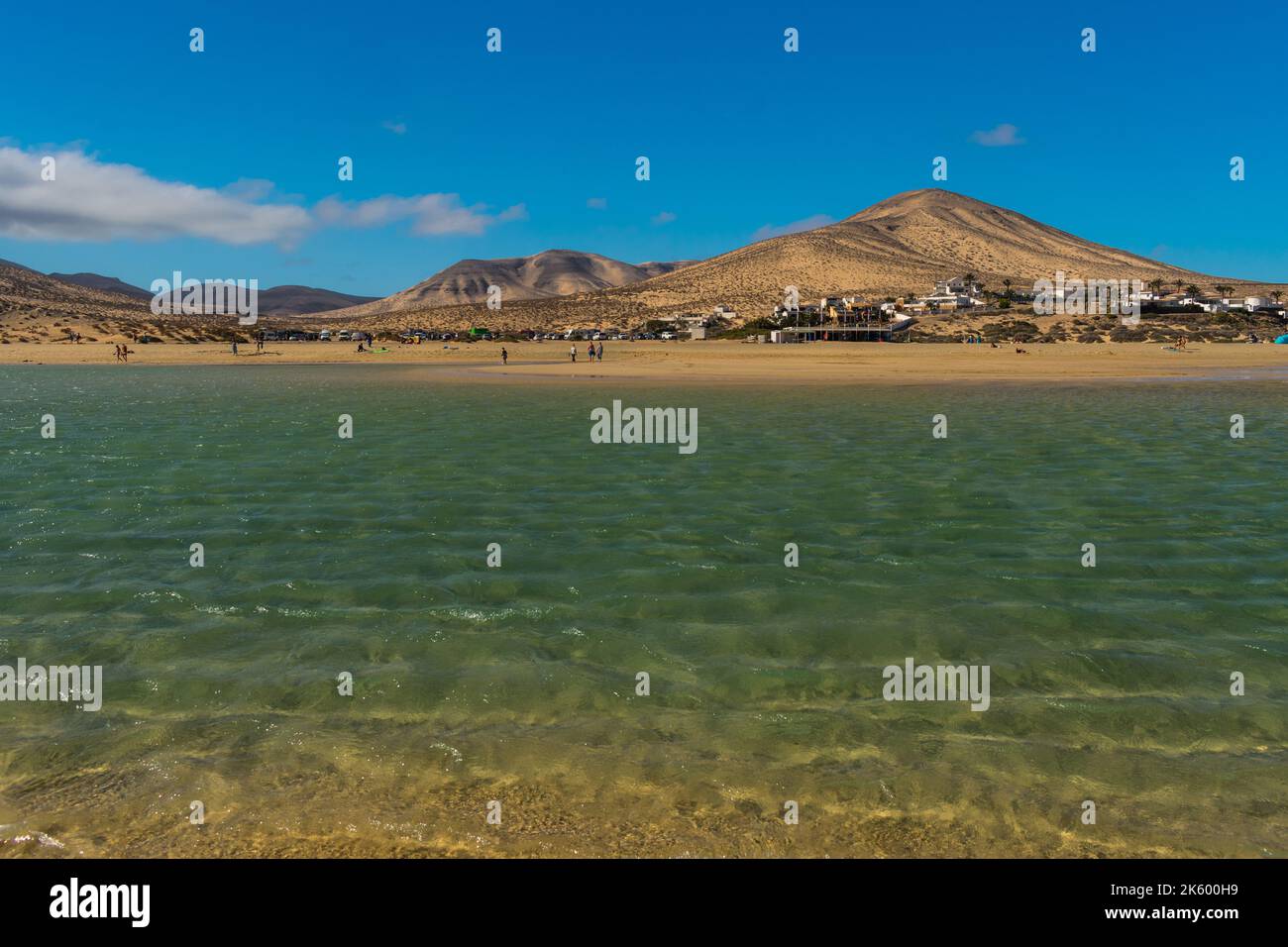 Panoramic view of Sotavento beach, Fuerteventura Stock Photo - Alamy