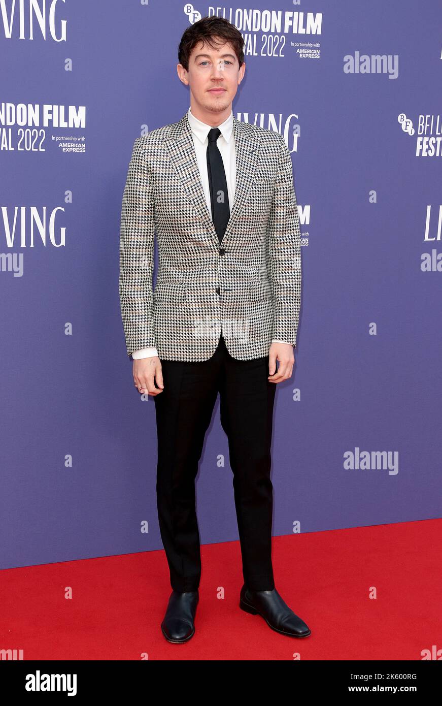 Oct 09, 2022 - London, England, UK - Alex Sharp attending 66th BFI ...