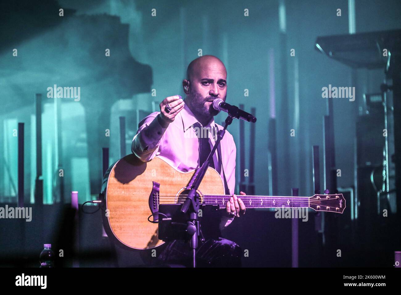 Teatro Creberg, Bergamo, Italy, October 10, 2022, Negramaro , Giuliano ...