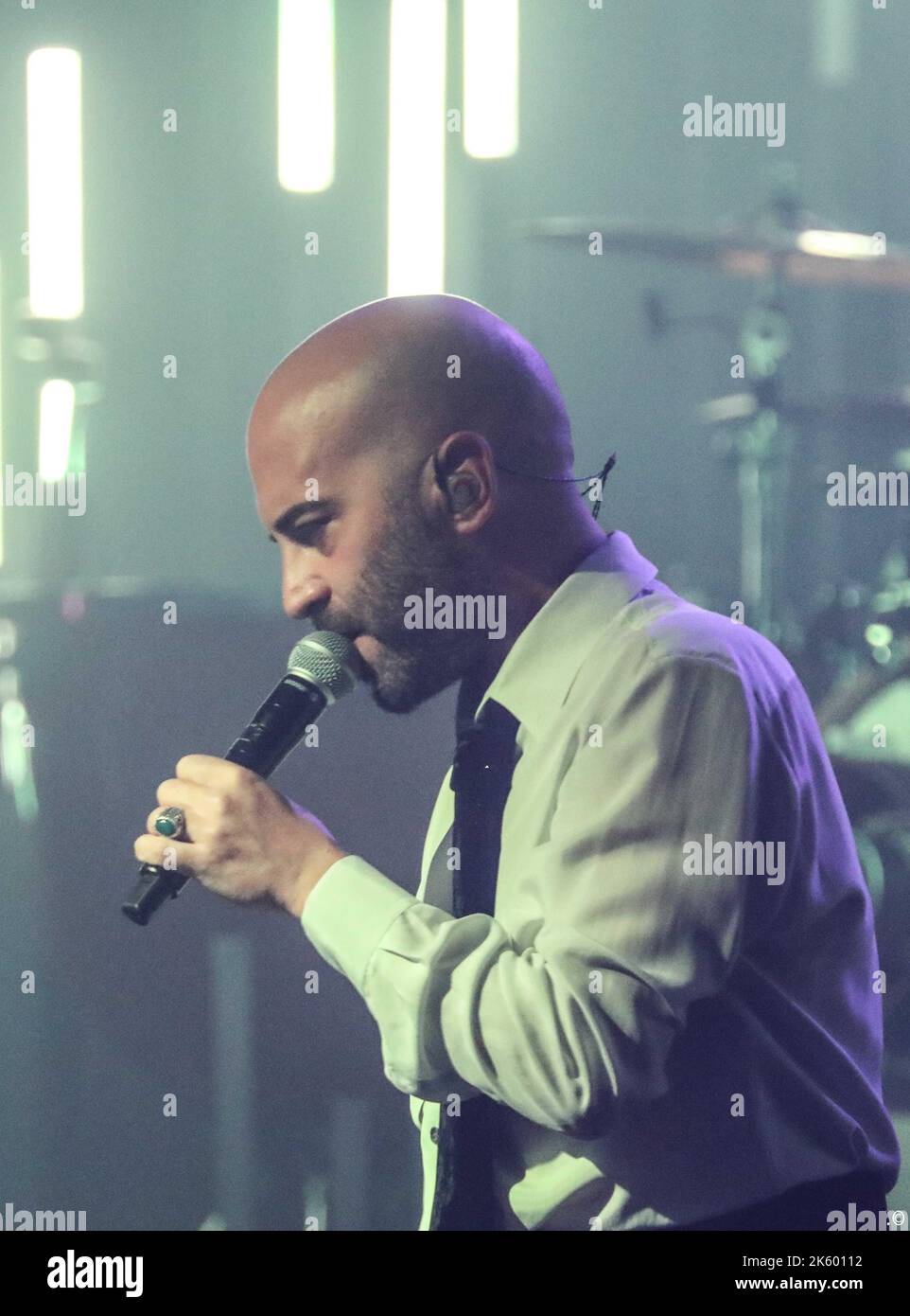 Teatro Creberg, Bergamo, Italy, October 10, 2022, Negramaro , Giuliano ...