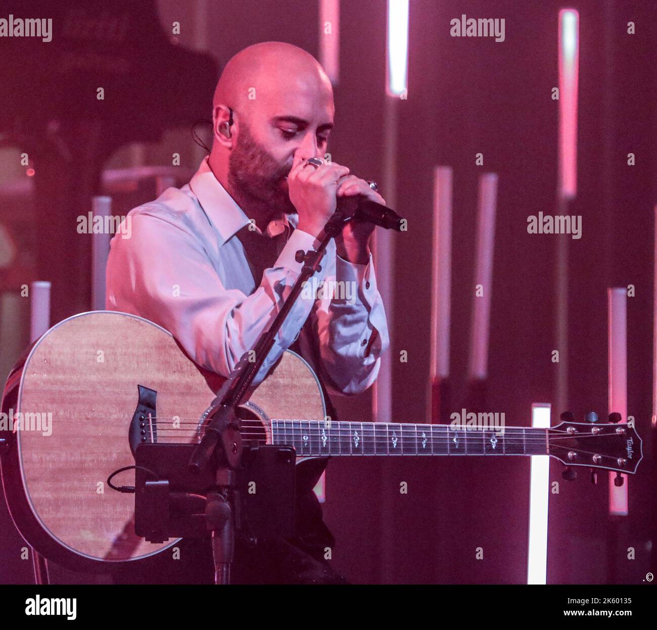 Teatro Creberg, Bergamo, Italy, October 10, 2022, Negramaro , Giuliano ...