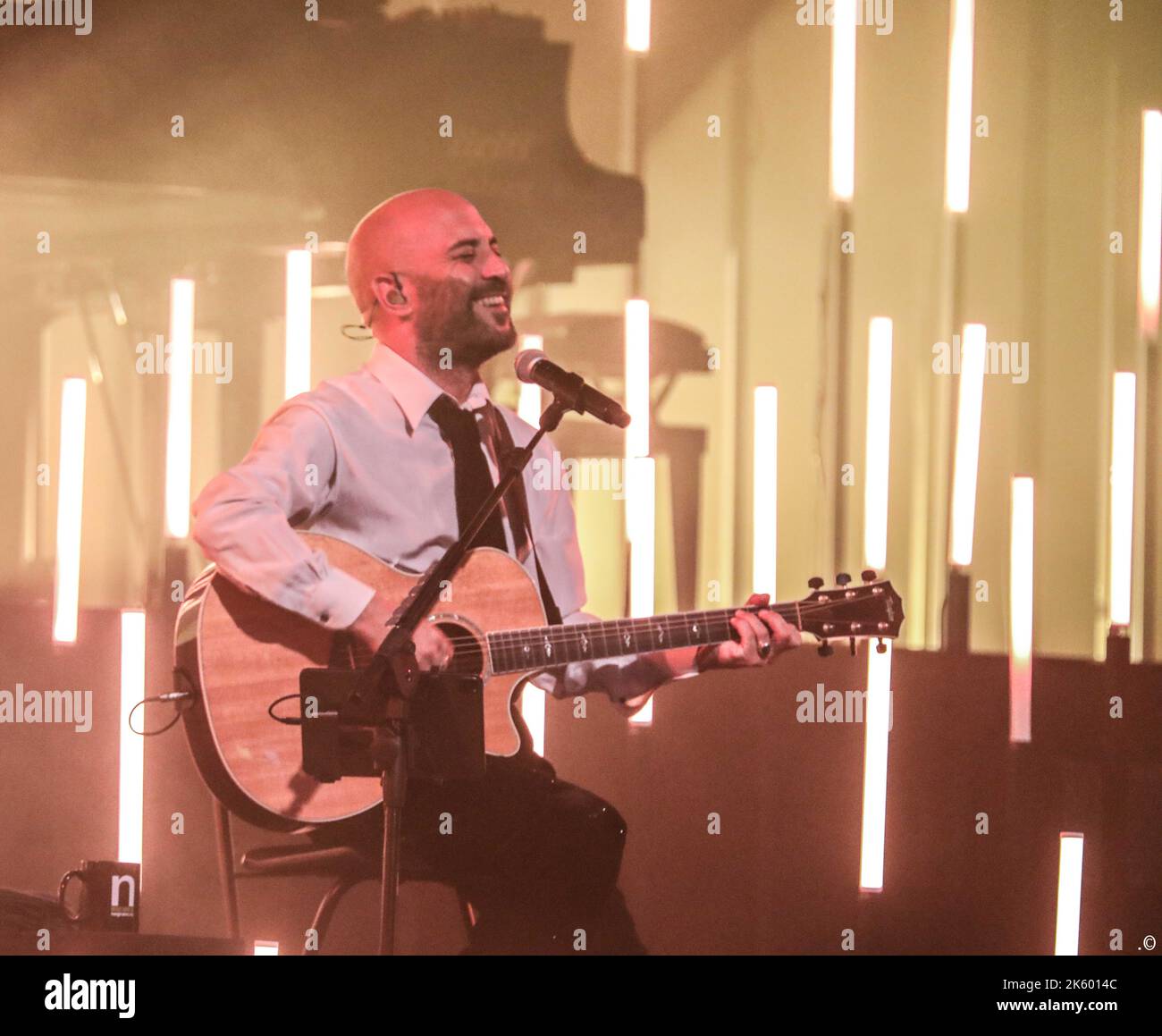Teatro Creberg, Bergamo, Italy, October 10, 2022, Negramaro , Giuliano ...