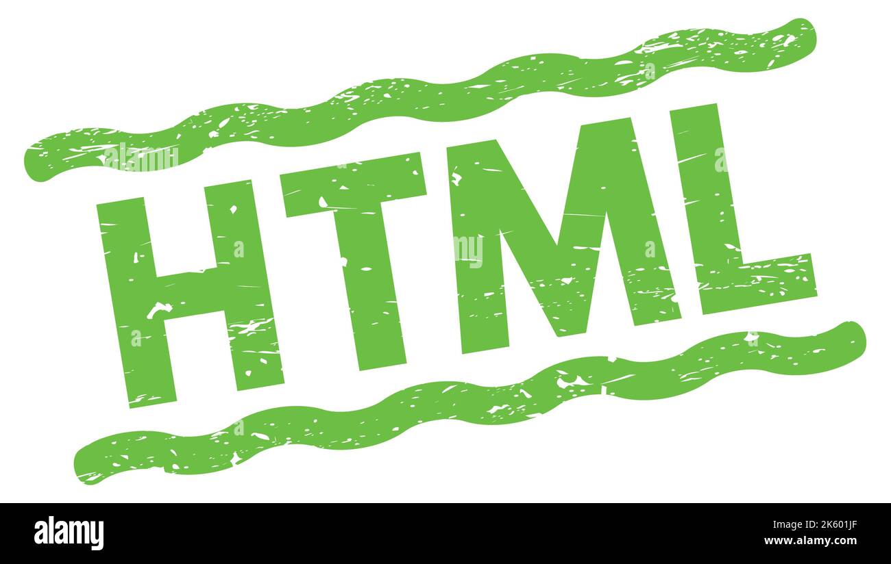Html and green hi-res stock photography and images - Alamy