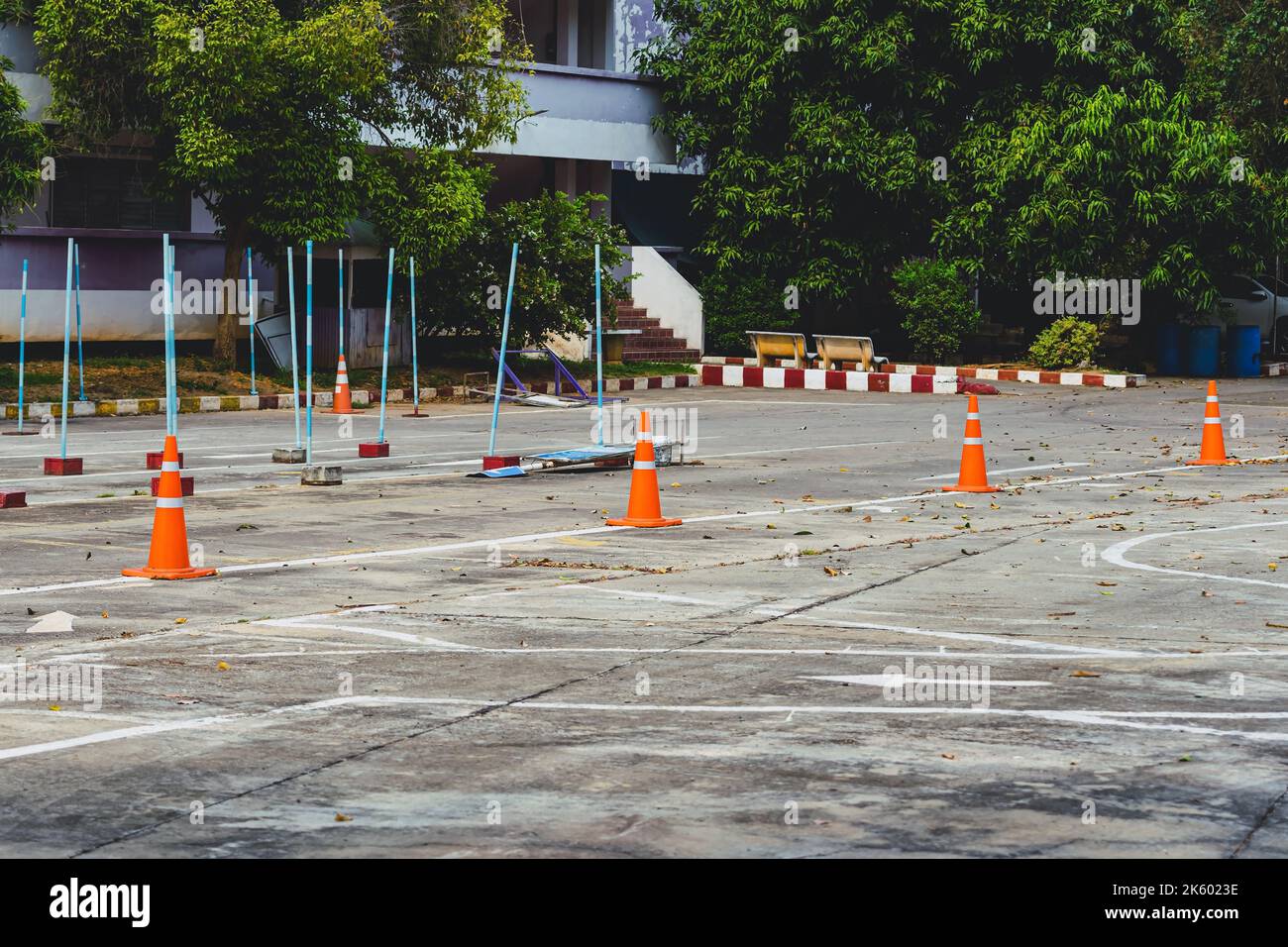Driving test and training area with simulate test for driving license ...
