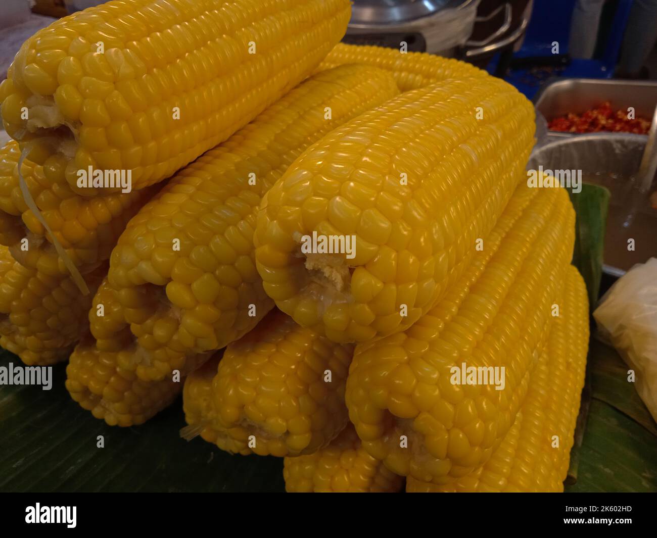 Wallpaper sweetcorn hi-res stock photography and images - Alamy
