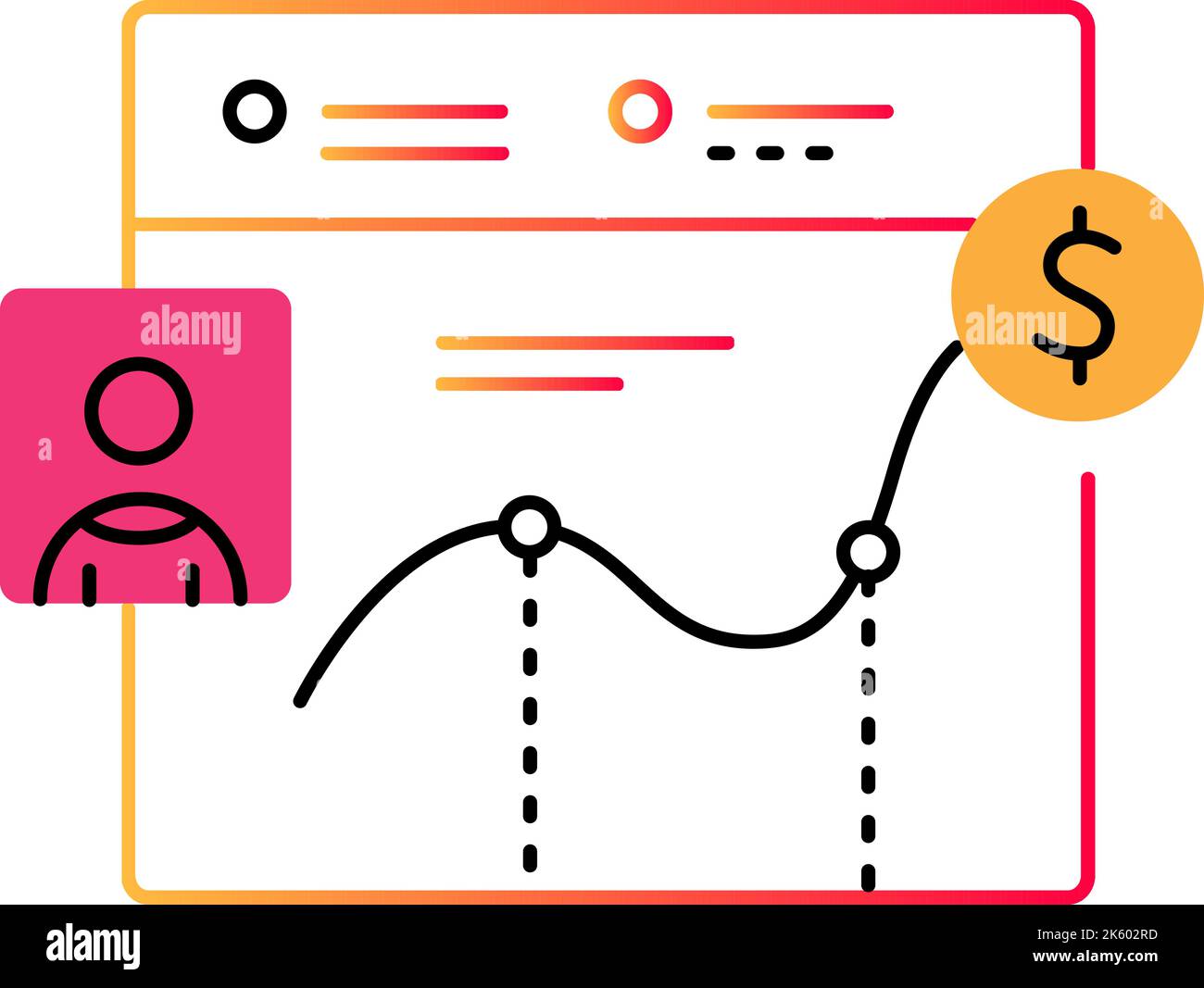 Plan outline icon. Vector business tactic strategy. Coach analysis of ...