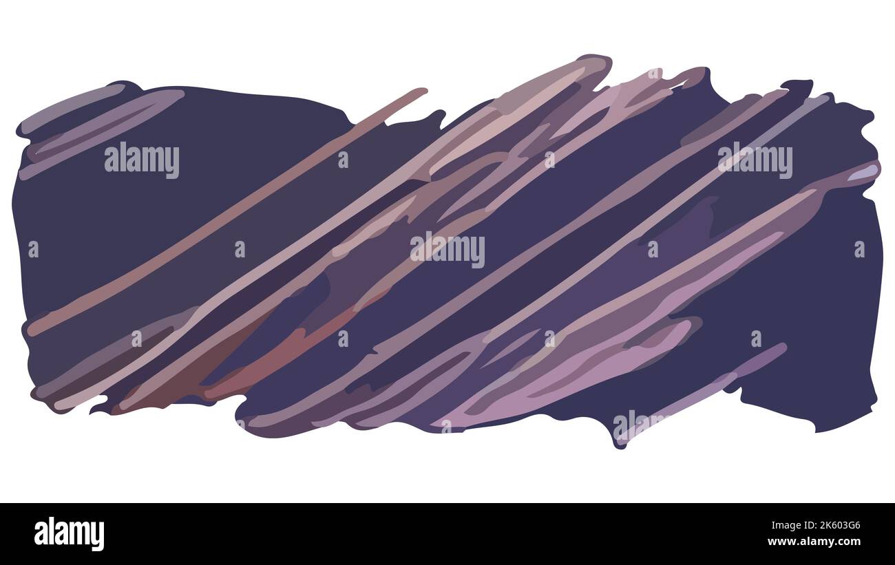 Dark rectangular shape with diagonal brush strokes in grunge style ...