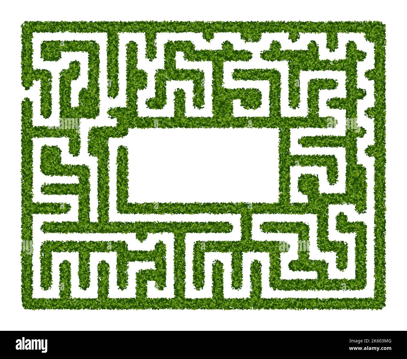 Hedge maze above hi-res stock photography and images - Alamy