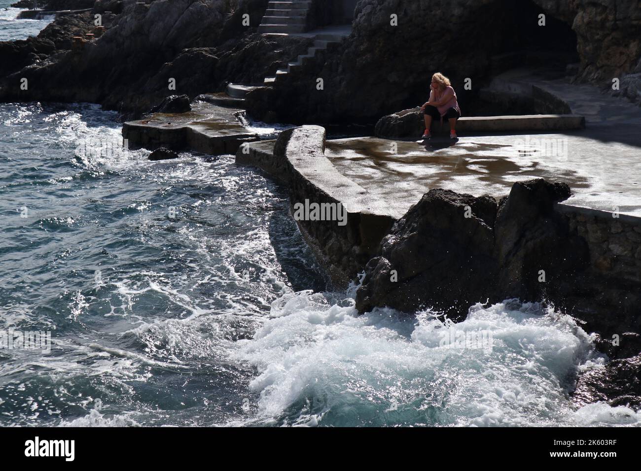 Turista solitaria hi-res stock photography and images - Alamy