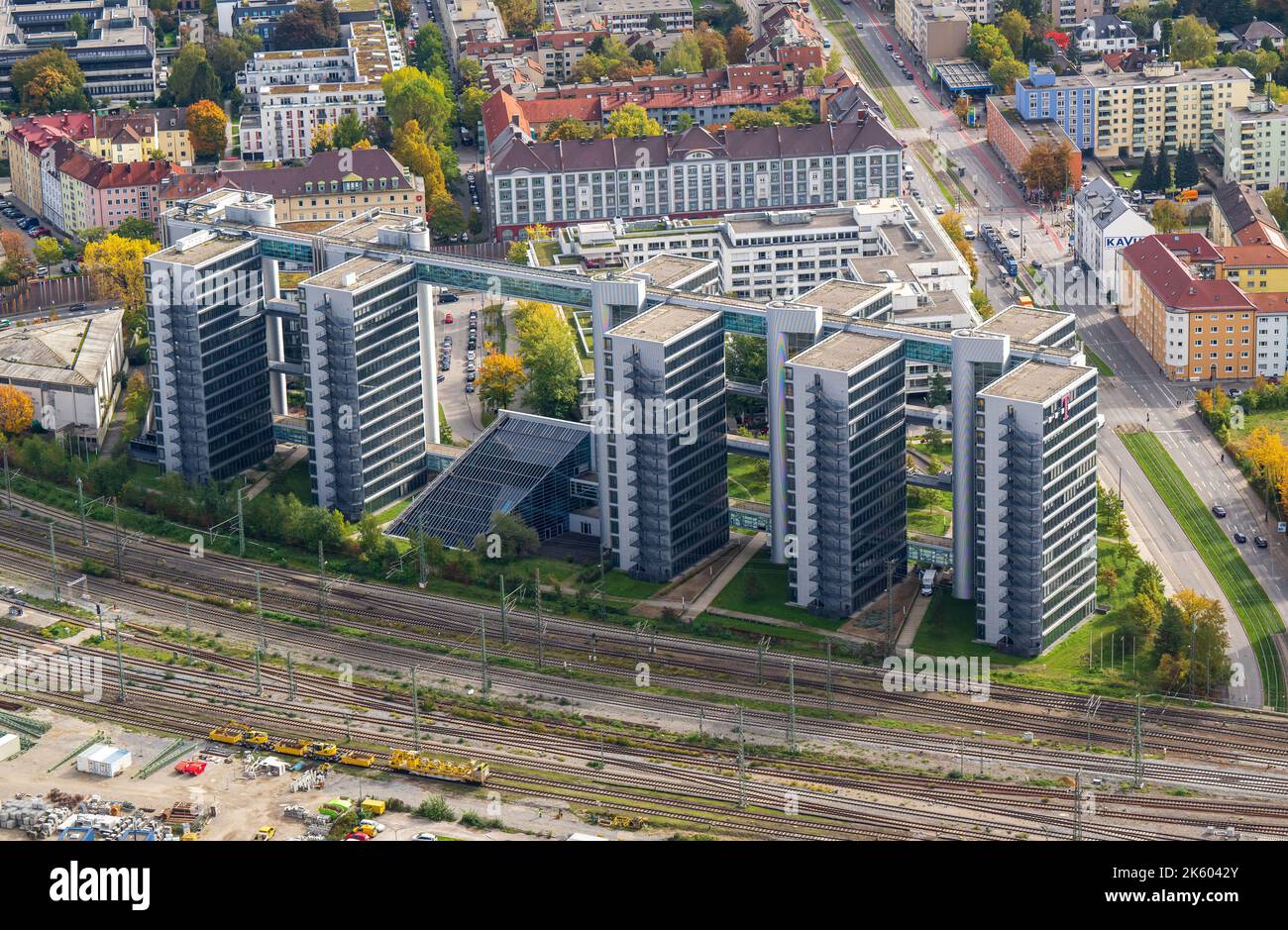 Munich, Germany. 10th Oct, 2022. The Ten Towers. (SHOT FROM A ...