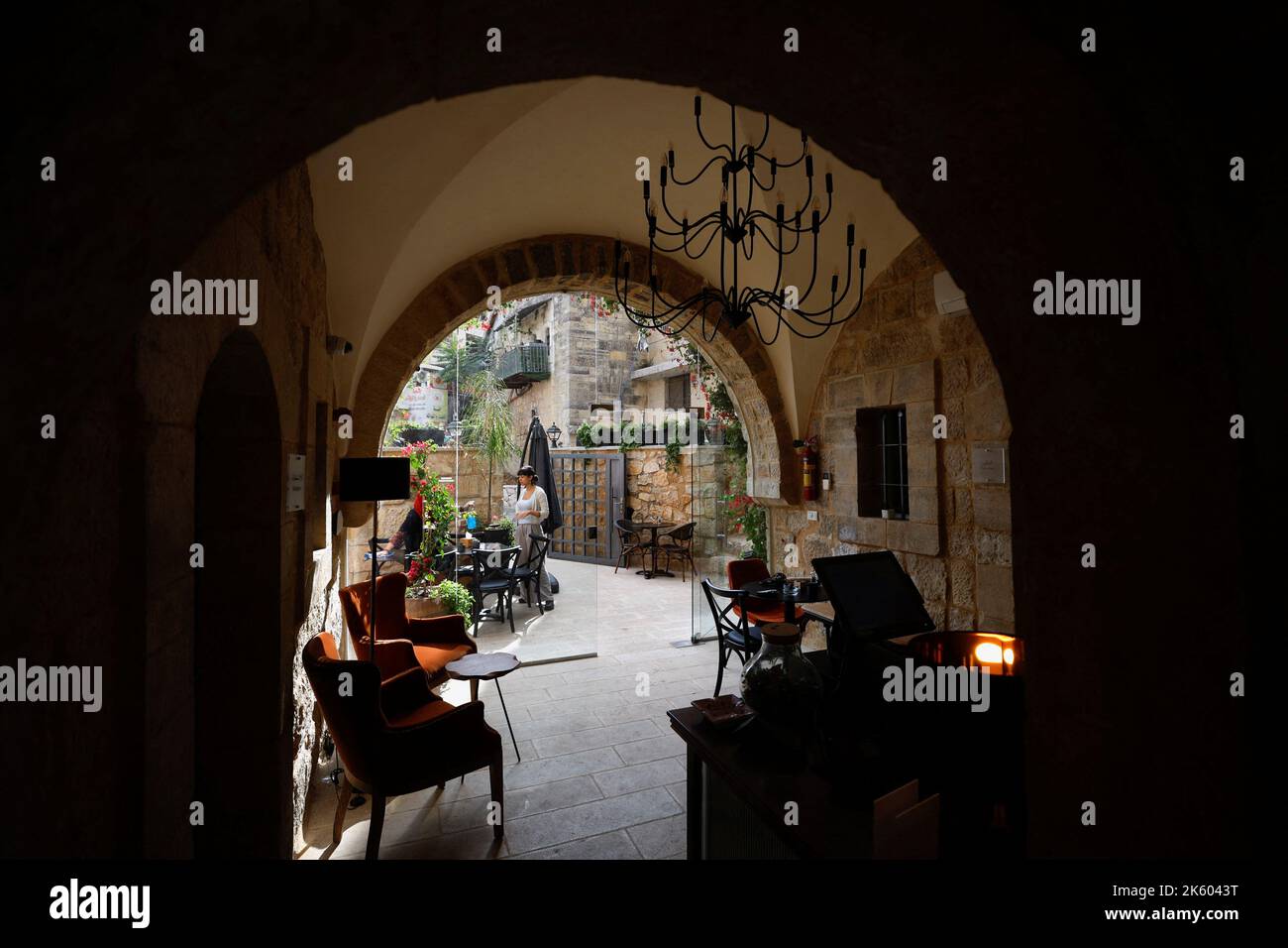 The inside of a 120-year-old deserted Palestinian house that is going ...