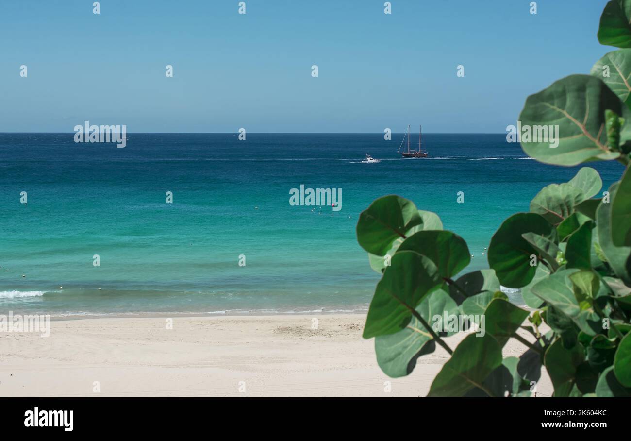 beach in Playa del Matorral in Morro Jable, Canary Island Fuerteventura ...