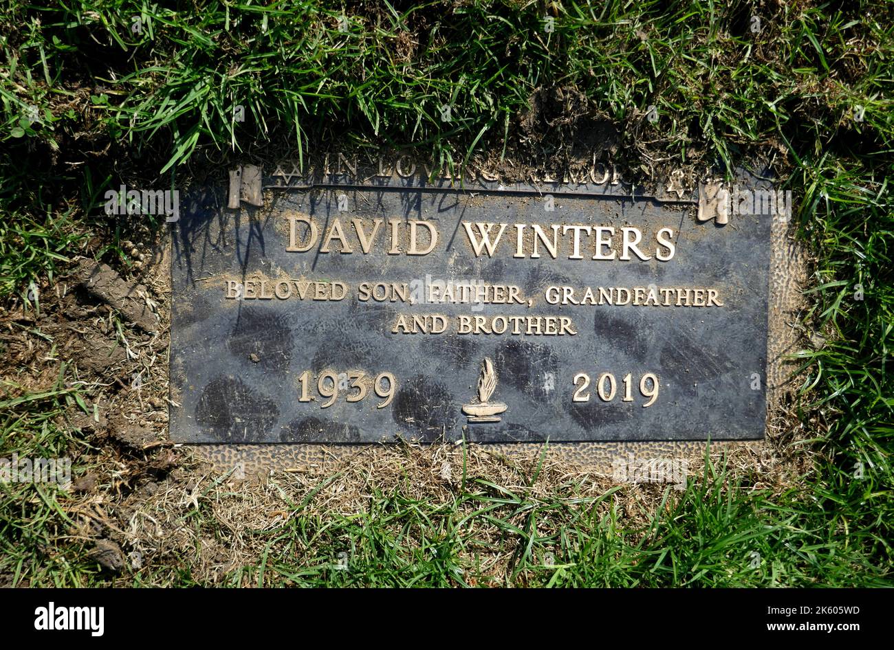 Los Angeles, California, USA 9th October 2022 Actor/choreographer David Winters Grave at Mount ...