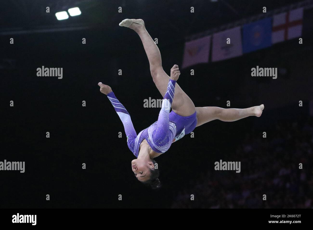 Jea MARACHA of Wales in the Women's Balance Beam - Final at the 2022 ...