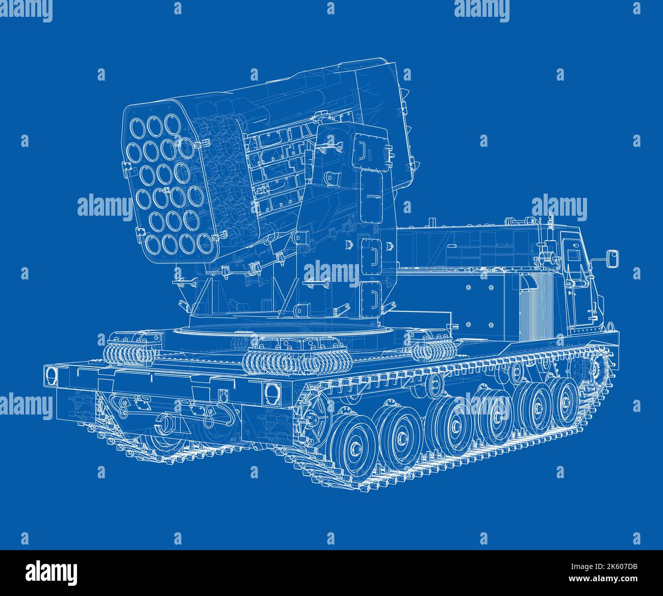 Military track missle system. Vector Stock Vector Image & Art - Alamy