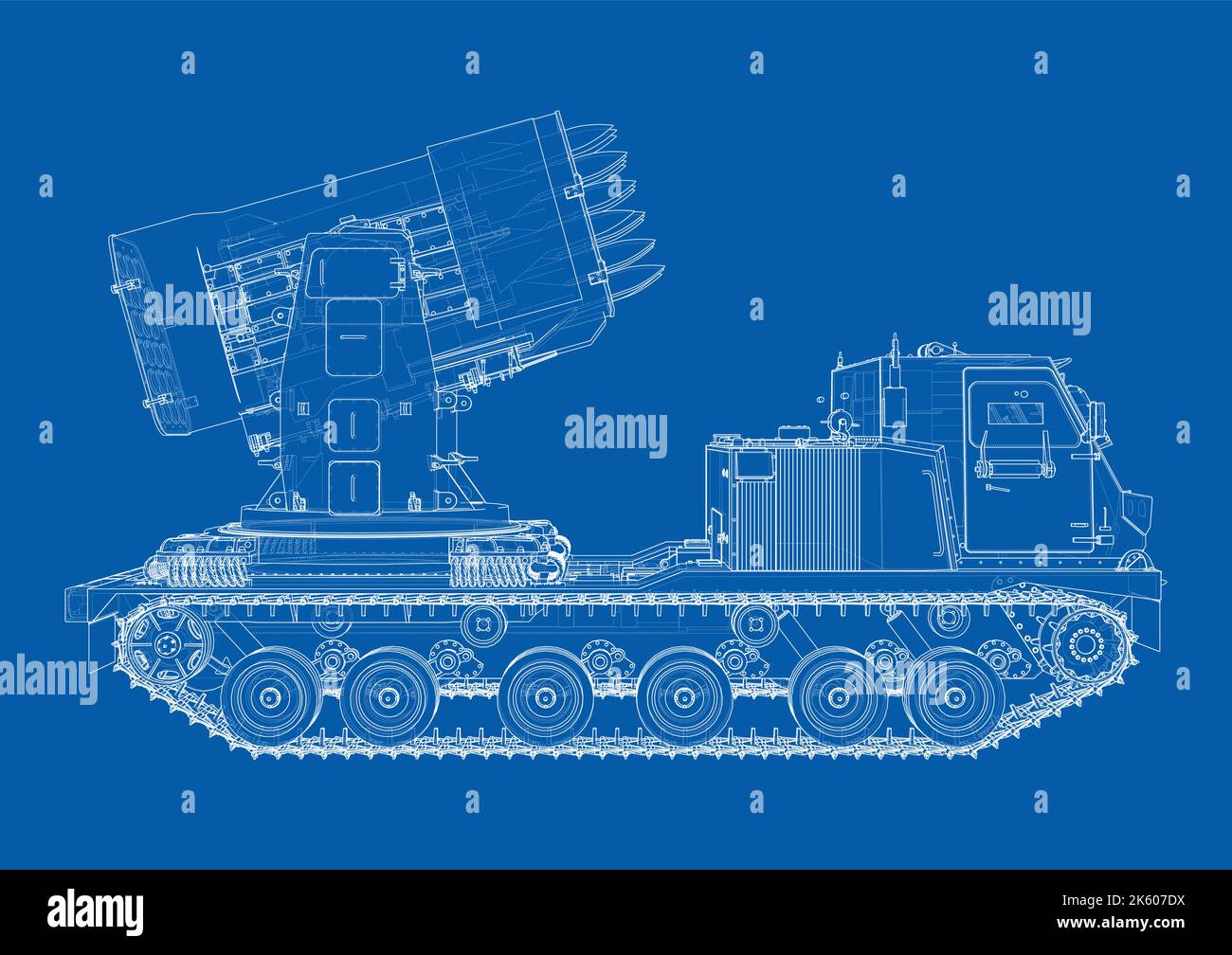 Military track missle system. Vector Stock Vector Image & Art - Alamy