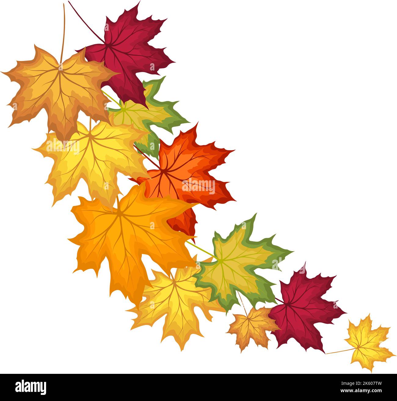 Blowing Leaves Clip Art