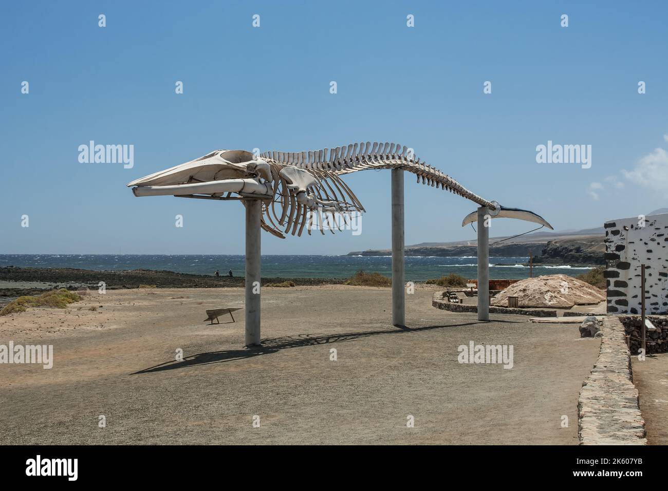 Aerial view on the beach in Playa del Matorral in Morro Jable, Canary ...