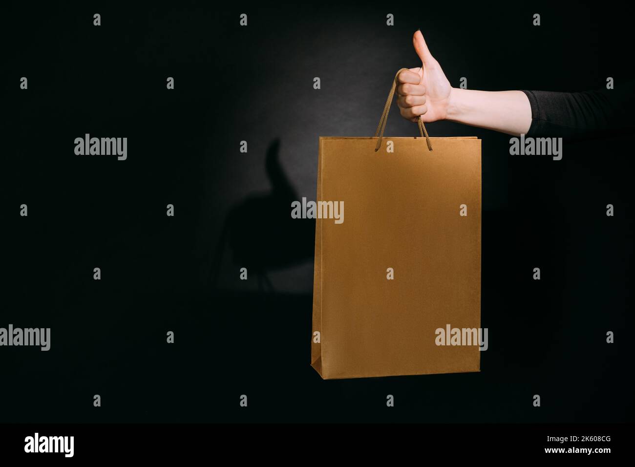 shopping offer elegant package festive surprise Stock Photo - Alamy