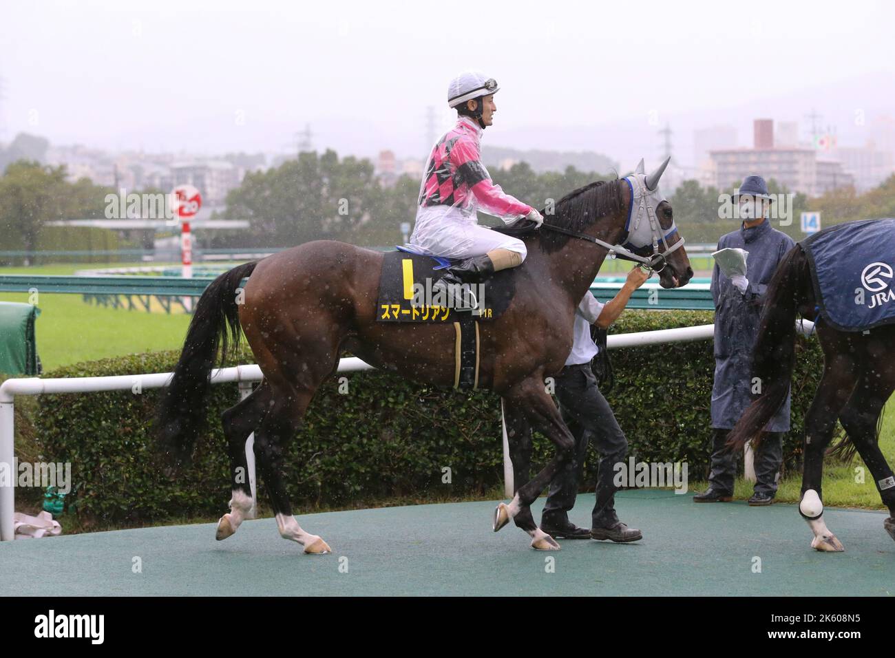 Hyogo, Japan. 9th Oct, 2022. Smart Lien (Shinichiro Akiyama) Horse ...