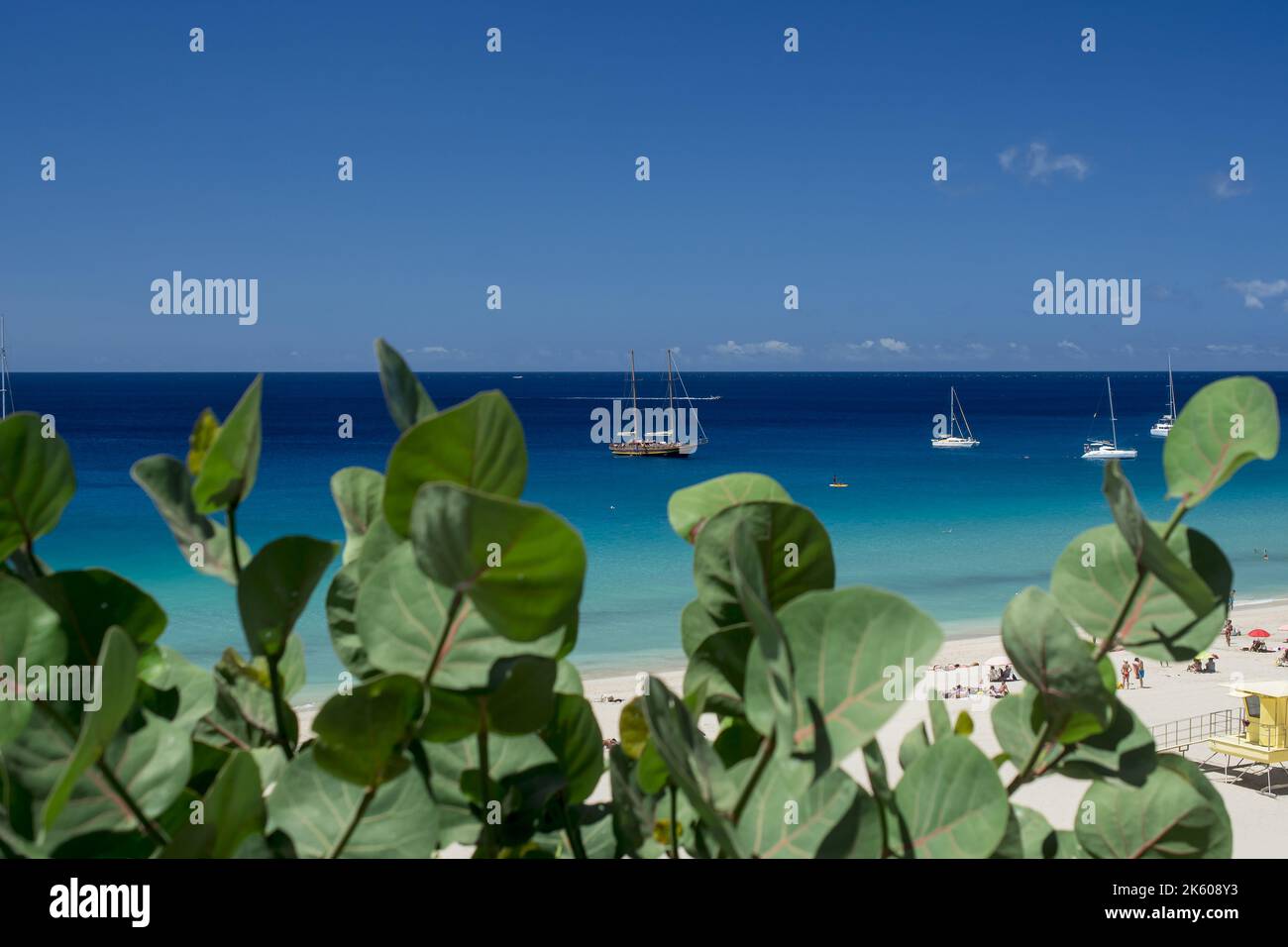 Aerial view on the beach in Playa del Matorral in Morro Jable, Canary ...