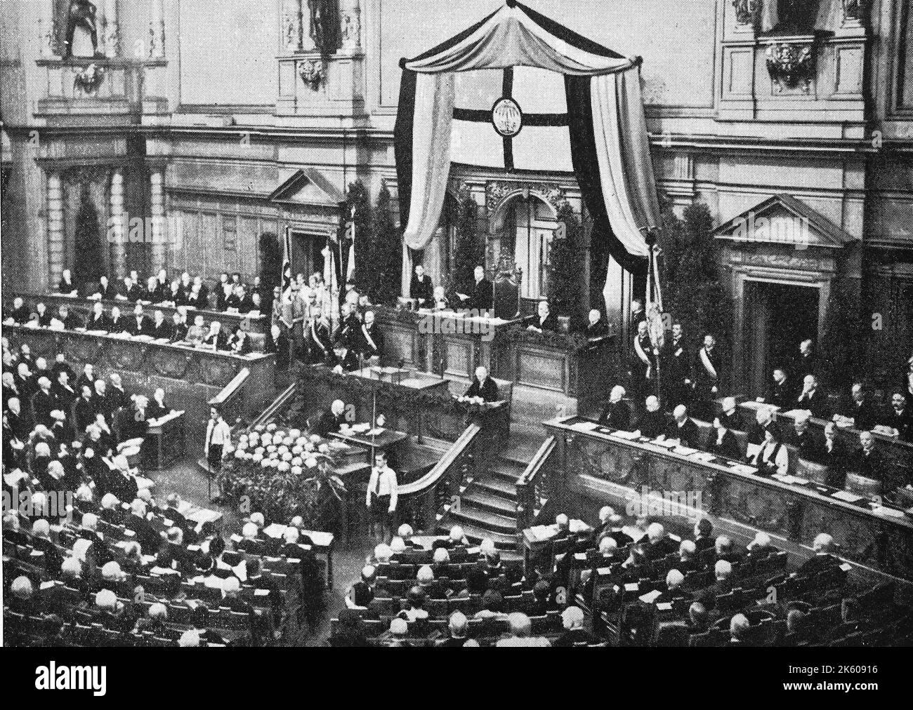 Reichstag in der deutschen geschichte hi-res stock photography and ...
