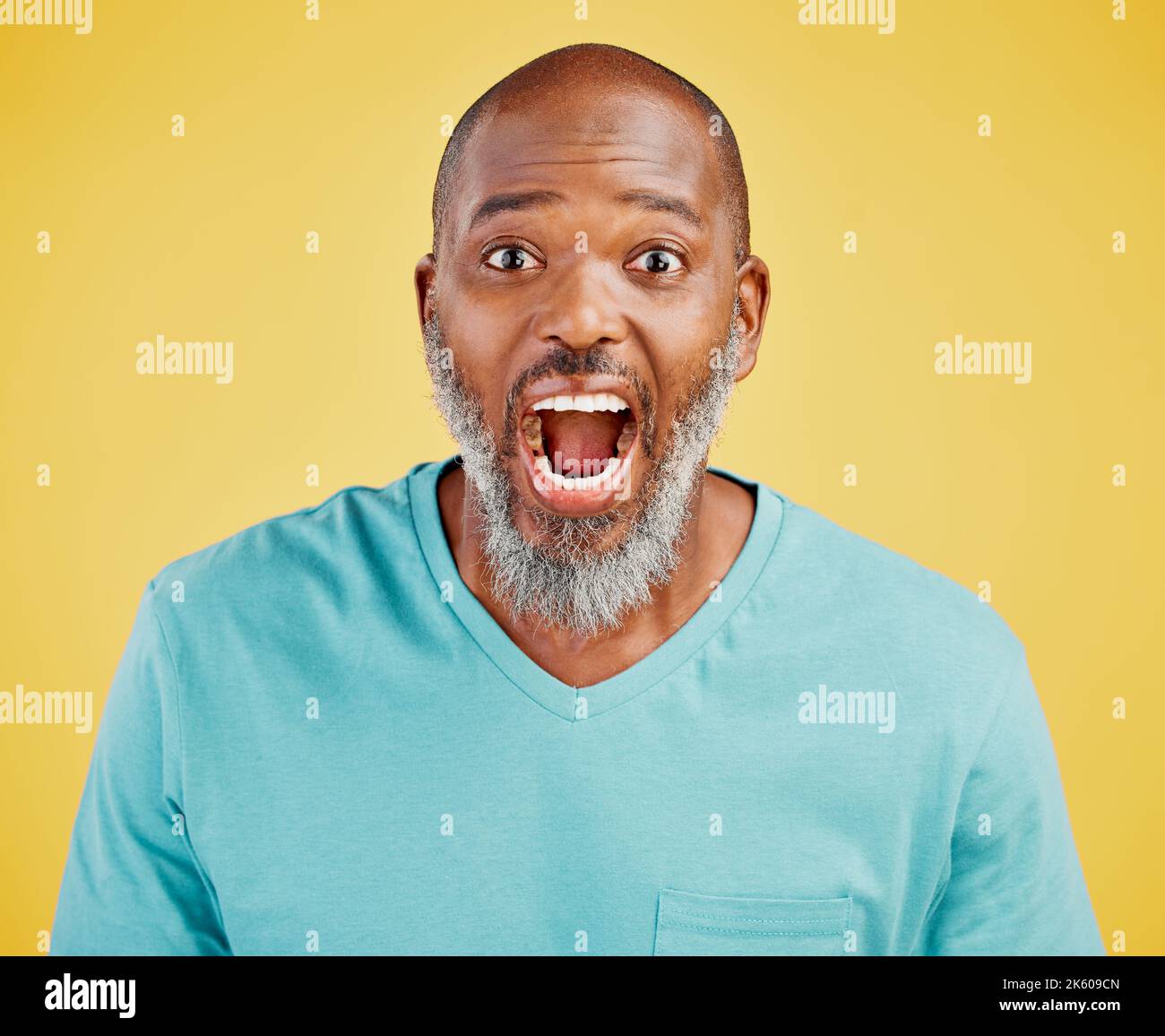 Surprised Black Man