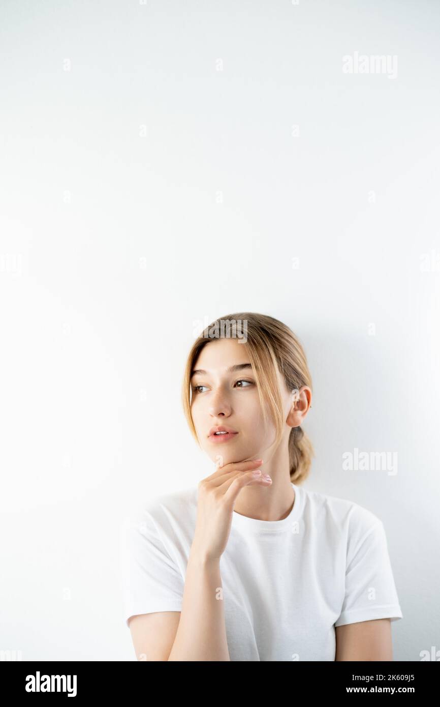 skincare model beauty service woman smooth face Stock Photo - Alamy skincare model beauty service woman smooth face Stock Photo - Alamy