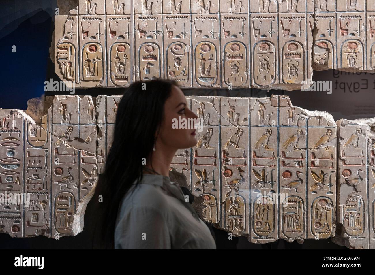 The British Museum, London, UK. 11 October 2022. Hieroglyphs: unlocking ...