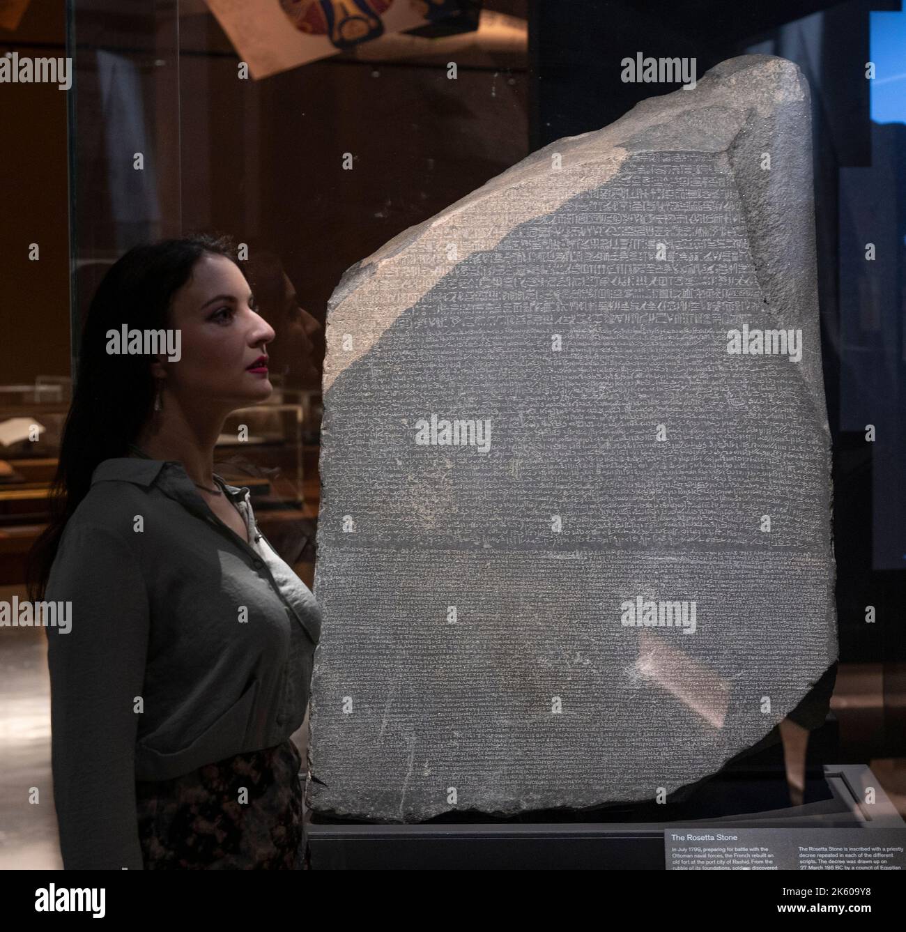 The British Museum, London, UK. 11 October 2022. Hieroglyphs: unlocking ...