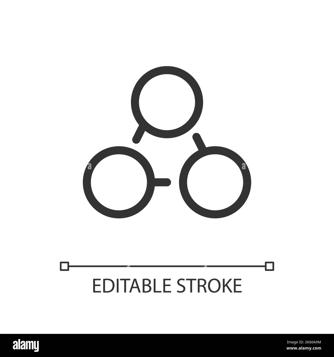 Teamwork improvement pixel perfect linear ui icon Stock Vector Image ... Teamwork improvement pixel perfect linear ui icon Stock Vector Image ...