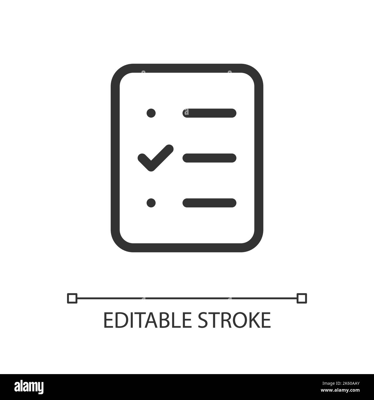 Survey pixel perfect linear ui icon Stock Vector Image & Art - Alamy Survey pixel perfect linear ui icon Stock Vector Image & Art - Alamy