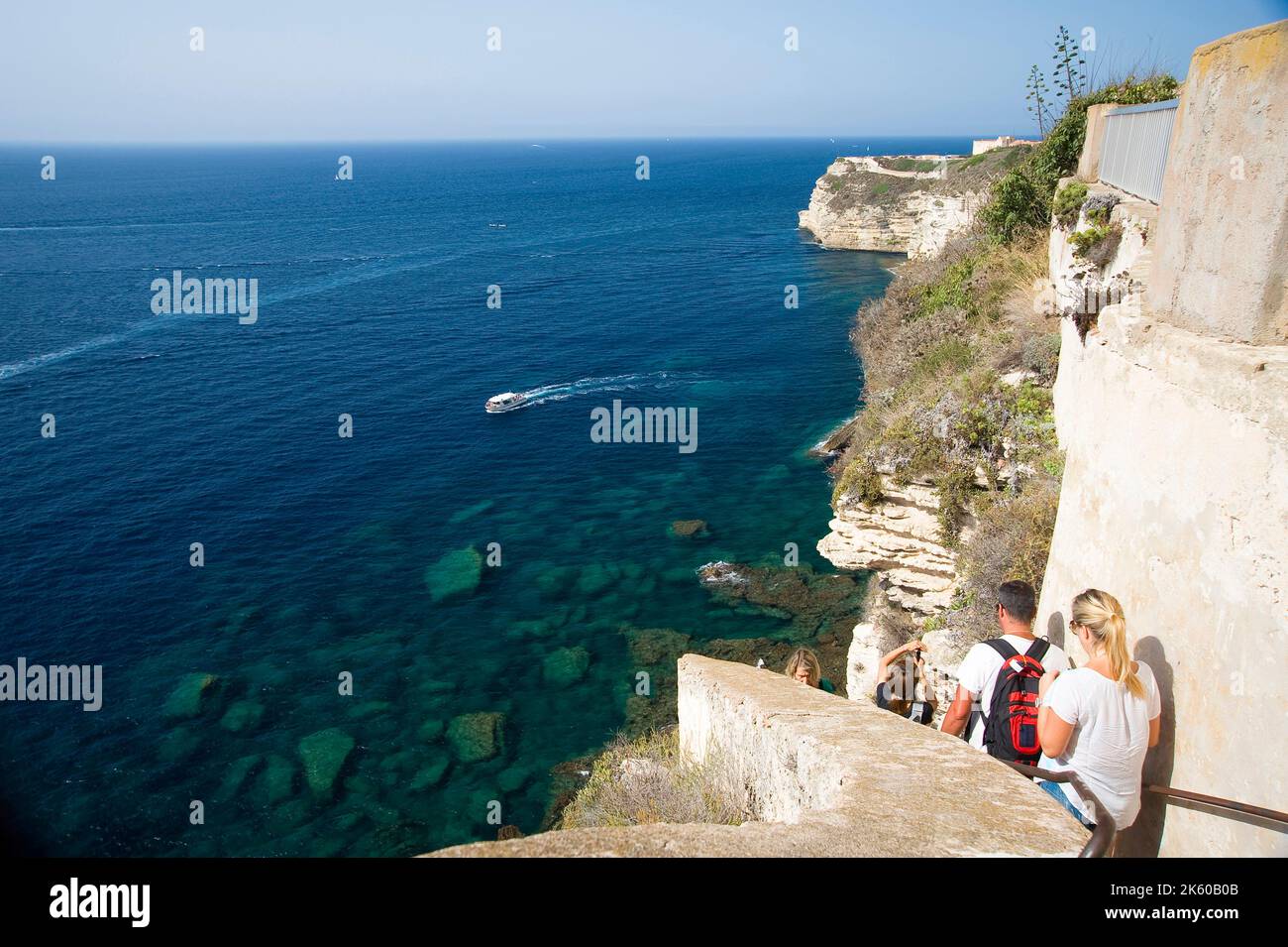 Corsica bonifacio cave hi-res stock photography and images - Alamy