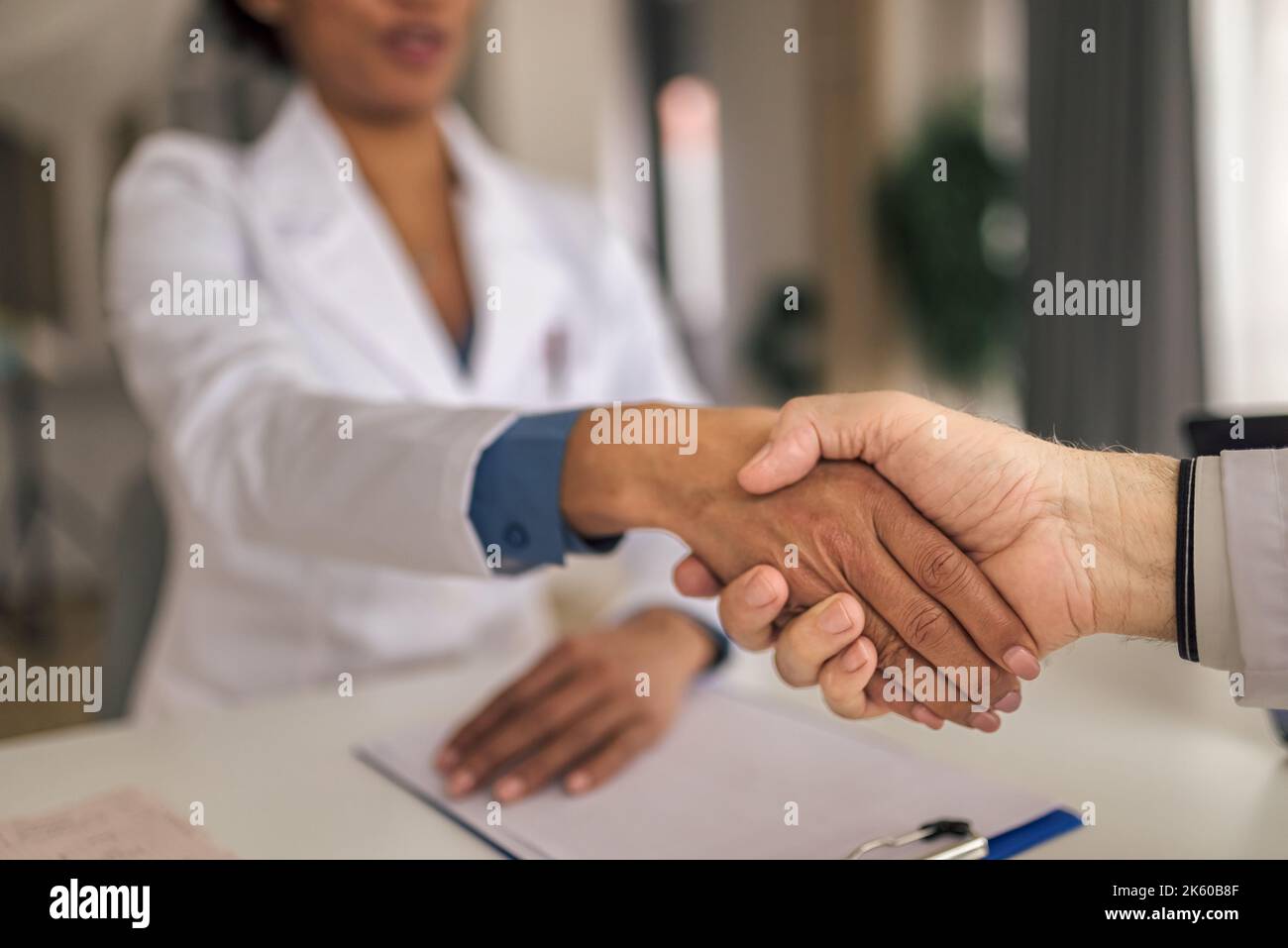 Picture of professional surgeons, agreeing on the operation method ...