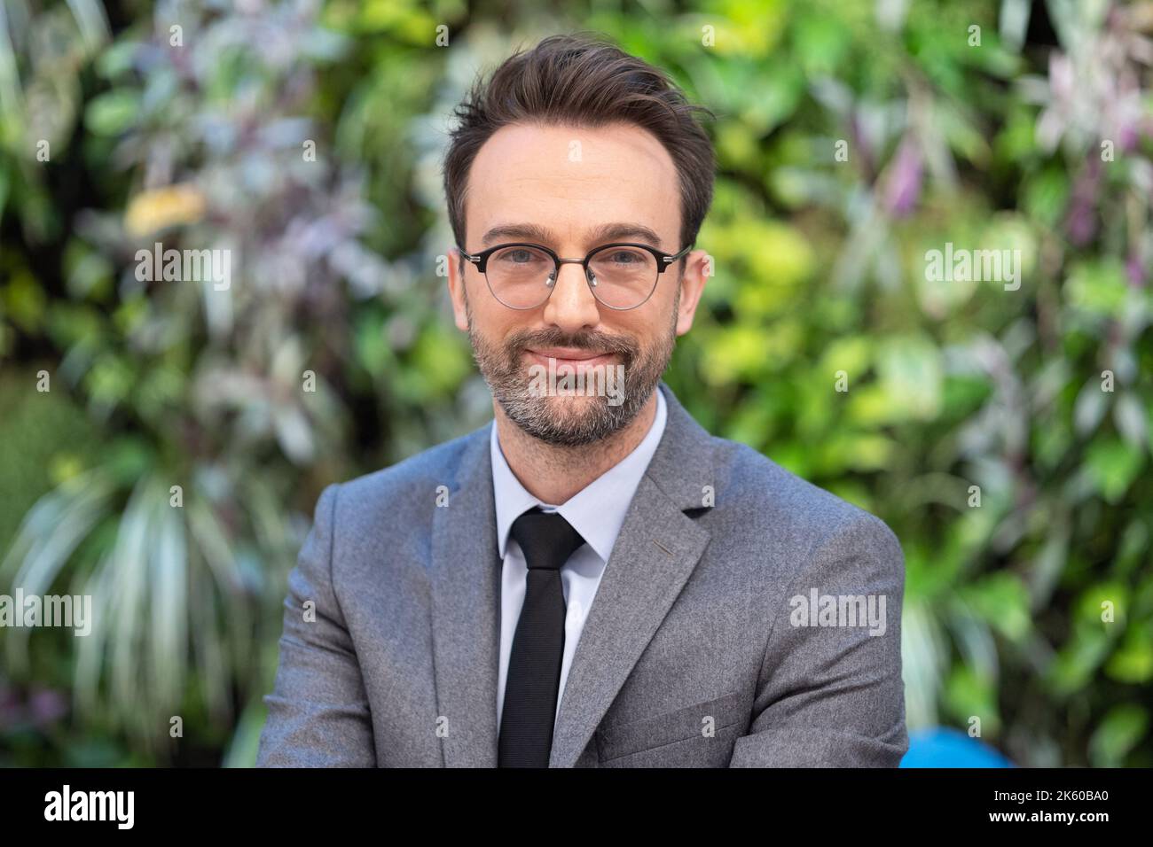 Portrait of Renaissance spokesperson Loic Signor after a press ...